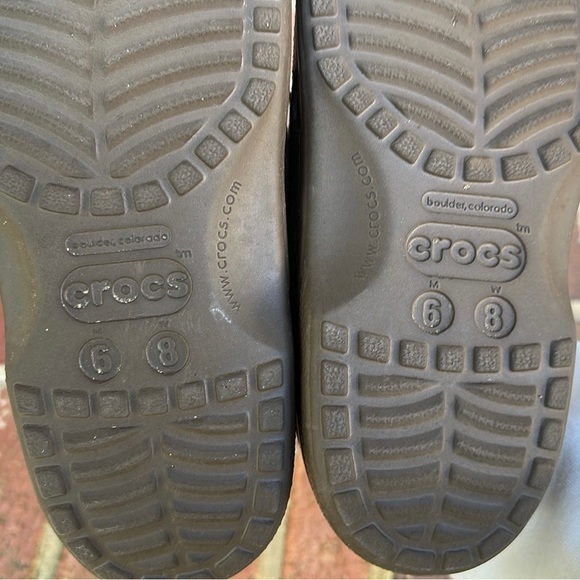 CROCS | Shoes | Crocs Brown Leather Islander Pit Crew Sport Boat Shoes ...